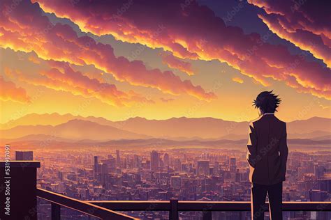 Anime Boy Thinking
