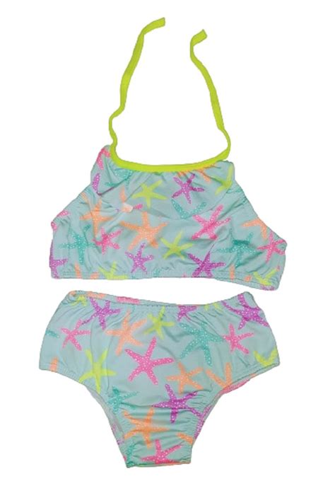 Biquini Infantil Top E Calcinha Estampado Carrefour