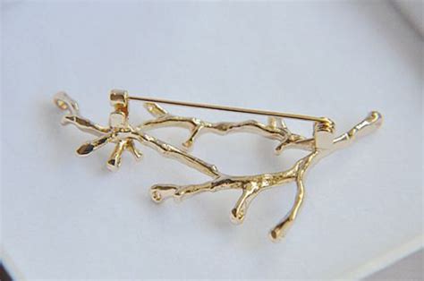 Safety Pin Brooch Vintage Brass Brooch 2 Pcs Raw Brass Etsy