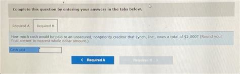 Solved Problem Algo LO Lynch Inc Is A Chegg Com