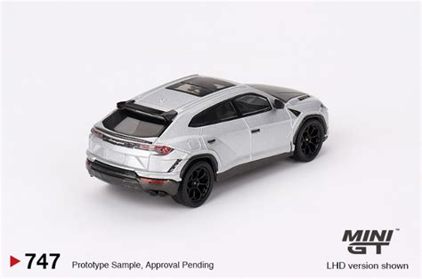 1 64 Mini Gt Lamborghini Urus Performante Grigio Nimbus Silver Grey