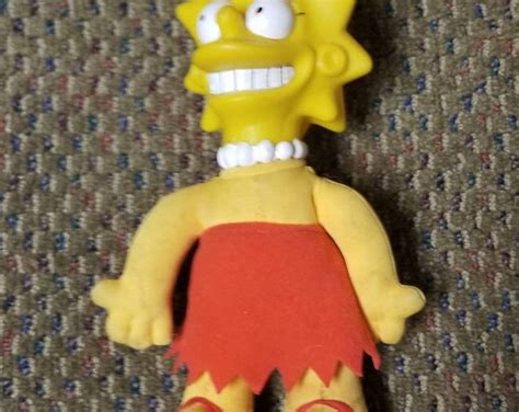 Simpsons Krusty The Clown Plush Toy Collectible Cartoon Character Tv