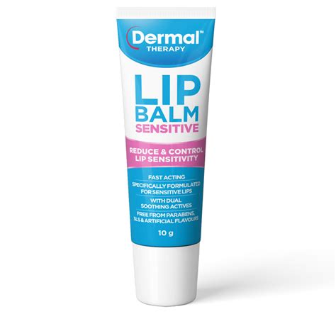 Lip Balm Sensitive Best Lip Balm For Sensitive Lips Dermal Therapy