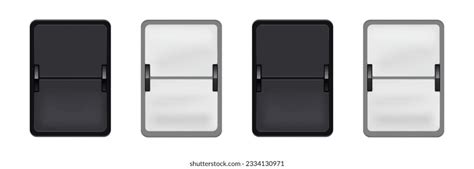 Flip Clock Number Set Countdown Numbers Stock Vector Royalty Free