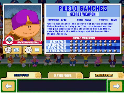 Backyard Baseball Characters