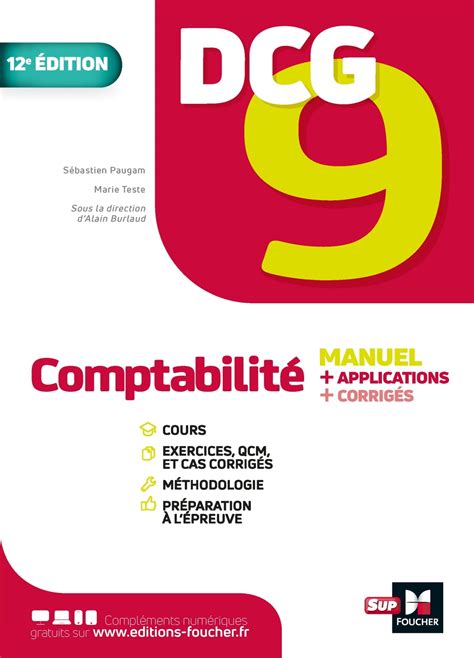 DCG Comptabilité Manuel et applications e édition eBook by Sébastien Paugam EPUB