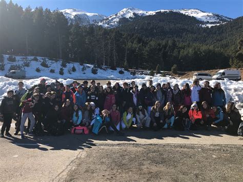 Sortida esportiva a la Molina Escoles Garbí Pere Vergés