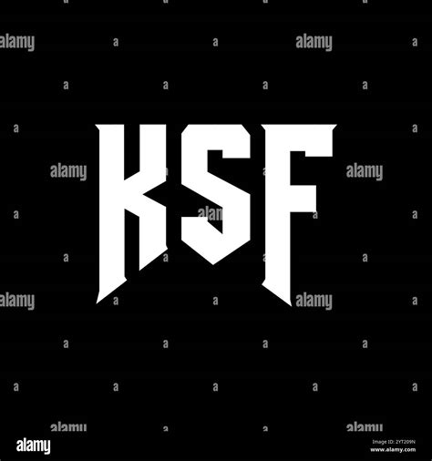 Ksf Letter Logo Design For Technology Company Ksf Logo Design Black