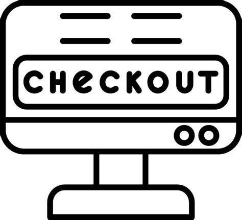 Checkout Vector Icon 37017838 Vector Art At Vecteezy