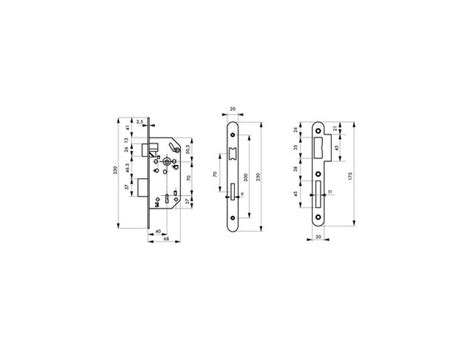 THIRARD Serrure encastrable pour porte d intérieur monomax nf têtère