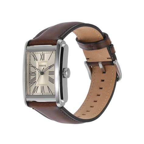 Đồng Hồ Nam Fossil Carraway Dây Da Fs6012 Màu Nâu Fossil Việt Nam