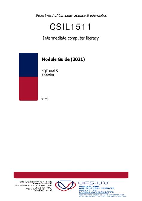 csil1511 module guide 2021 department of computer science
