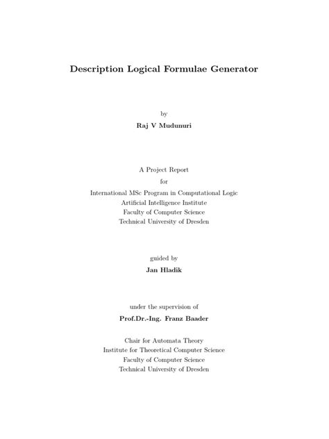 11 2004 masterproject dresden description logical formulae generator