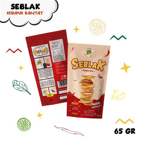 Jual Geli Chips Seblak Kering Pedas Gurih Daun Jeruk 65gr Shopee