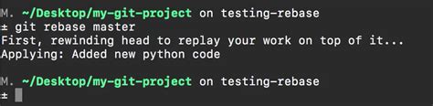 Overview Of Git Rebase