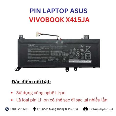 Pin Laptop Asus Vivobook X415ja Chính Hãng Giá Rẻ