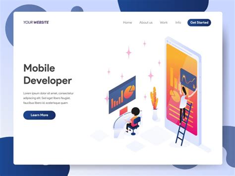 Web Developer Vector Images Over