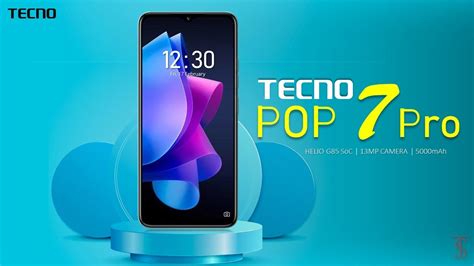Tecno POP 7 Pro Price Official Look Design Specifications 6GB RAM