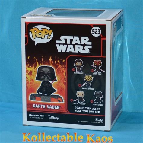 Star Wars Darth Vader Red Saber Series Gitd Deluxe Pop Rs
