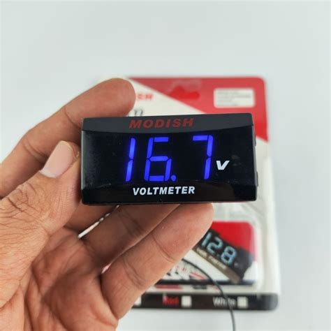 Jual Voltmeter Aki Digital Volt Meter Aki Universal Nmax Aerox Pcx Beat