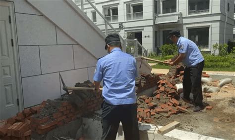 烟台黄渤海新区综合行政执法局古现执法大队依法治理小区违法建设巡查户主