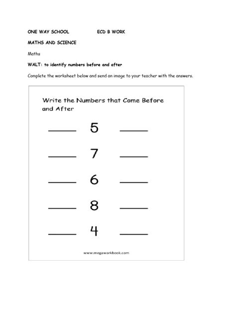 Ecb B Maths And Science Week 1 Ecd B 1 Pdf