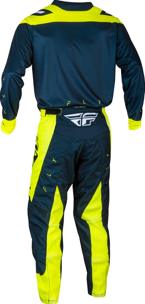 Fly Racing F 16 Navy Hi Vis White Adult Moto Gear Set
