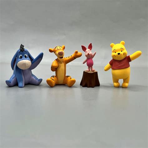 全新 Takara Tomy Arts Winnie The Pooh 小熊維尼 Eeyore 跳跳虎 小豬 揮手 扭蛋 全4種 興趣