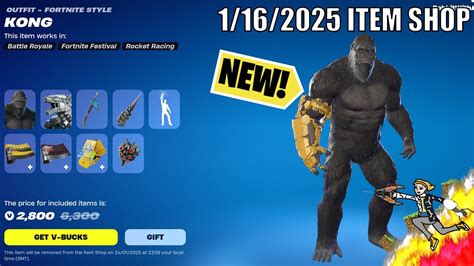 New Mechagodzilla And Kong Bundle Fortnite Item Shop 1612025