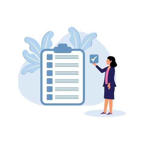 Self Assessment Evaluate Yourself For Personal Development Woman Giving Check On Checkbox In