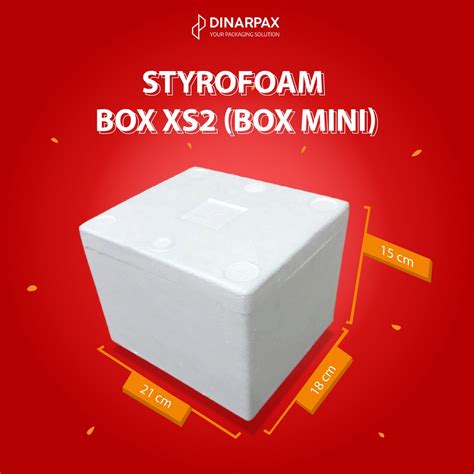 Jual Styrofoam Box Xs2 20 5x18 2x15 3cm Box Mini Box Xs 2 Box