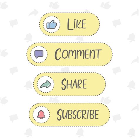 Fun Subscribe Button Icon In Aesthetic Style 12392149 Vector Art At Vecteezy