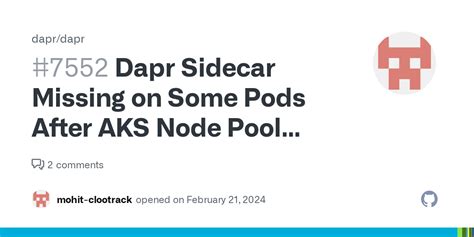 Dapr Sidecar Missing On Some Pods After Aks Node Pool Restarts Scales