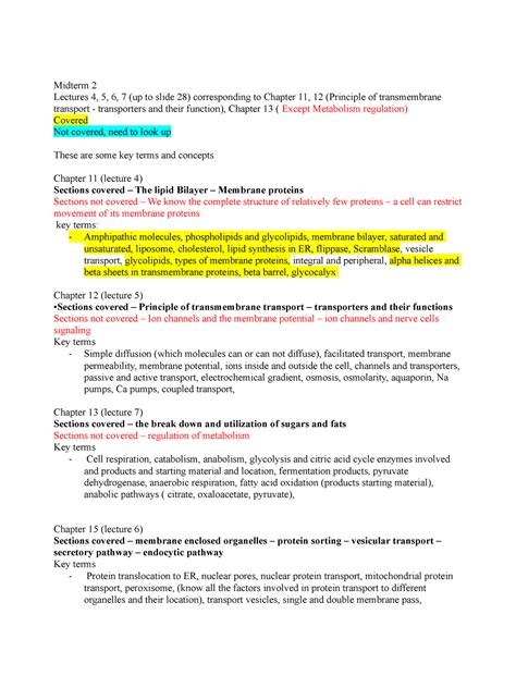 midterm 2 topics midterm 2 lectures 4 5 6 7 up to slide 28