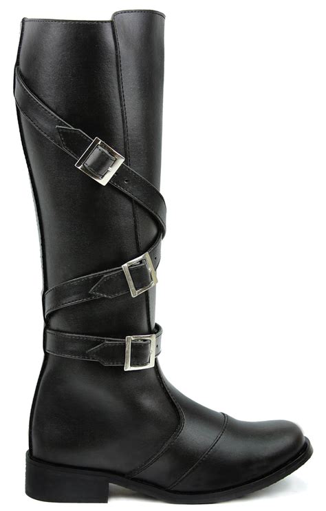 Fammz Mens Man Gardena Fashion Stylish Motorcycle Riding Leather Tall