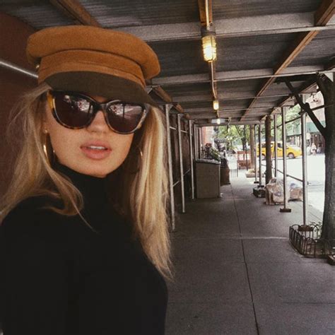 Romee Strijd Cat Eye Marble Sunglasses