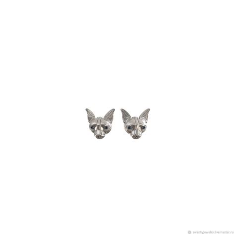 Серьги кошки коты сфинксы Украшения с котами со смыслом в интернет ...
