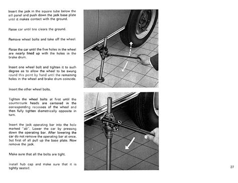 VW Type 3 1963 Owner S Manual Page 27