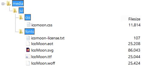 How To Use Icomoon Fonts With Cassiopeia