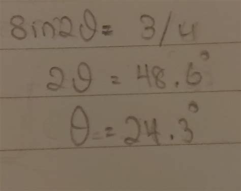 P3 Is This Answer Wrong Do I Have To Use Arcsin Ralevel