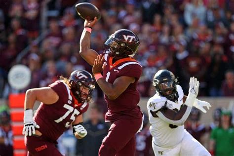 Kyron Drones Guides Virginia Tech Past Slumping Wake Forest