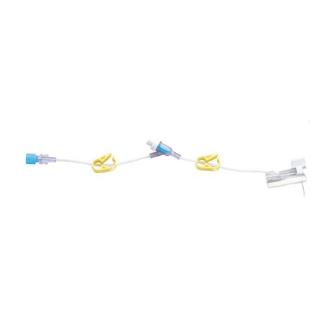 Icu Gripper Plus Safety Port Access Needle G X Yellow Right Way Medical