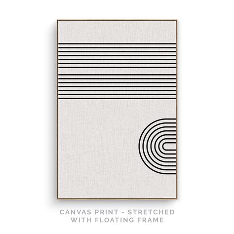 Abstract Lines I Canvas Print Sc Art Frames