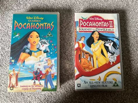 POCAHONTAS 1 2 Walt Disney VHS Video UK PAL Classic VGC 5 00 PicClick UK