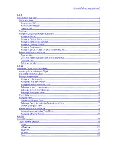 Buku Visual Basic Pdf