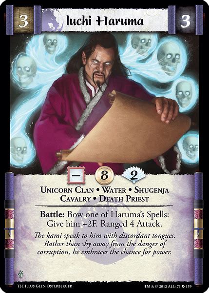 Iuchi Harumacard L5r Legend Of The Five Rings Wiki Fandom