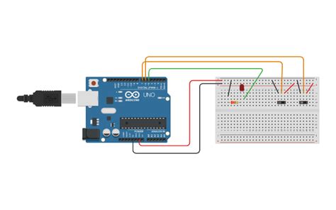 Circuit Design Allumer Led Avec Bp1 Ou Bp2 Tinkercad