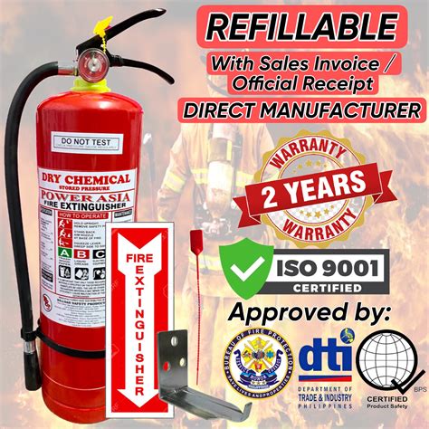 Fire Extinguisher 10lbs Dry Chemical Abc Type Brandnew Lazada Ph
