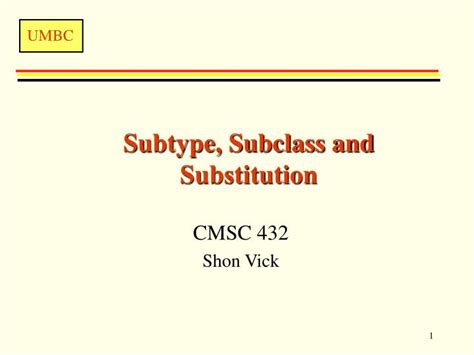 Ppt Subtype Subclass And Substitution Powerpoint Presentation Free