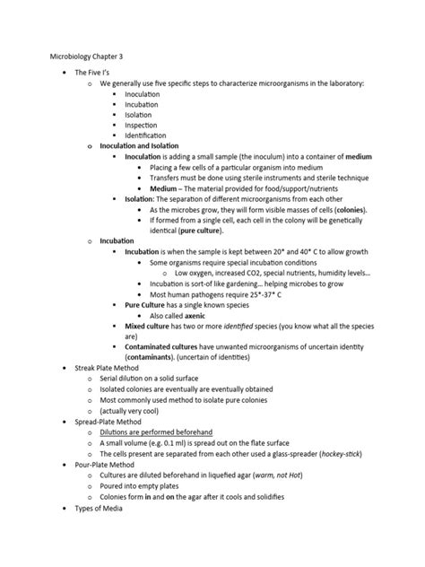 Microbiology Chapter 3 Pdf Growth Medium Bacteria